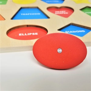 Multi-shapes Puzzle - Montessori Geometric Shapes Puzzle Sorter: GS6 - Etsy