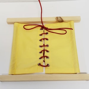 Montessori Lacing Frame: Practical Life Skills Learning Toy - Etsy
