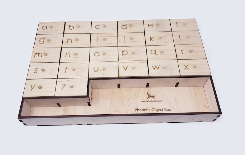 Phonetic Object Box Montessori Based Objects Sorting Box | Etsy
