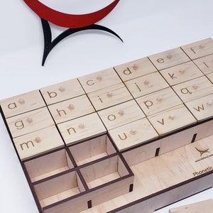 Phonetic Object Box - Montessori Based Objects Sorting Box - BOX ONLY ...