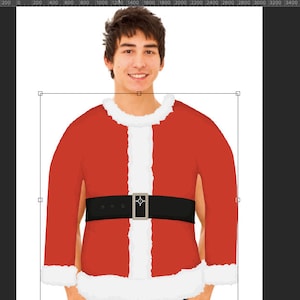 Santa Jacket SVG PNG JPG - Santa Coat Clipart - Christmas Clipart ...