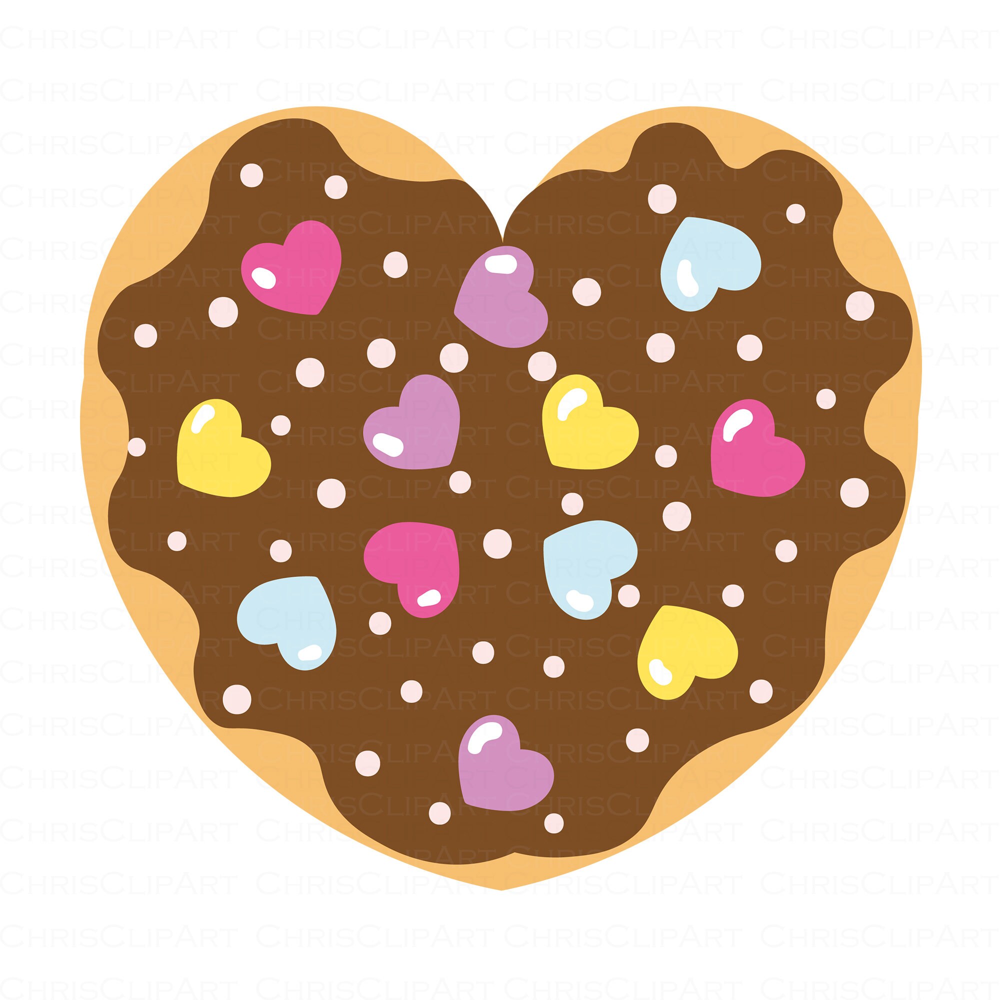 Donuts Clipart Donut Svg Valentine Svg Hearts Svg - Etsy UK