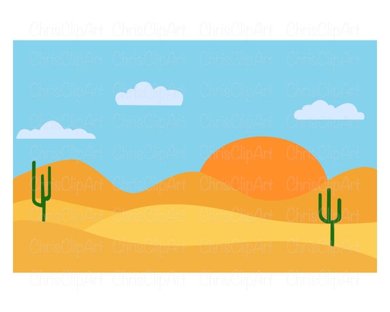 Arizona Desert Clipart Background