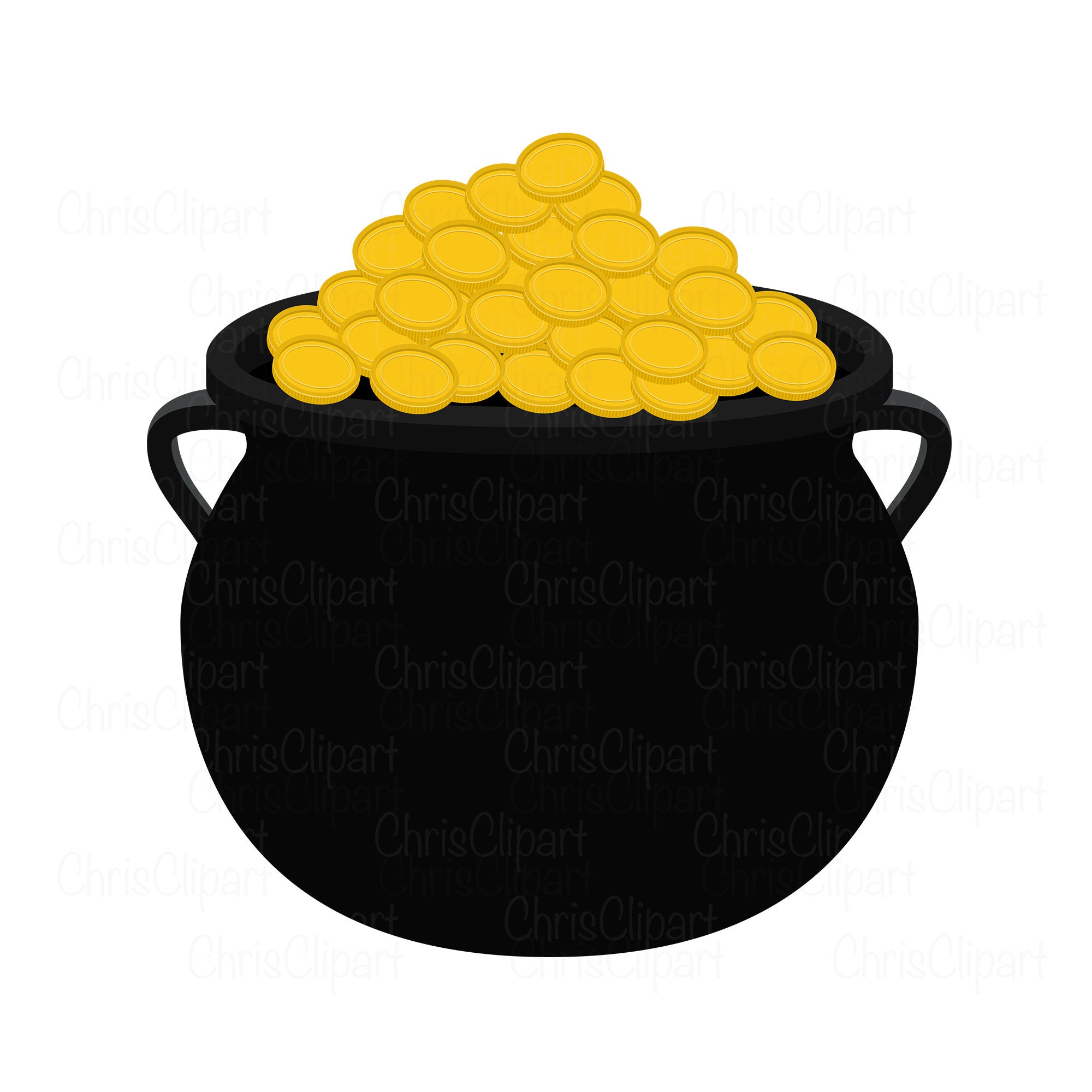 Empty Pot Of Gold Clip Art
