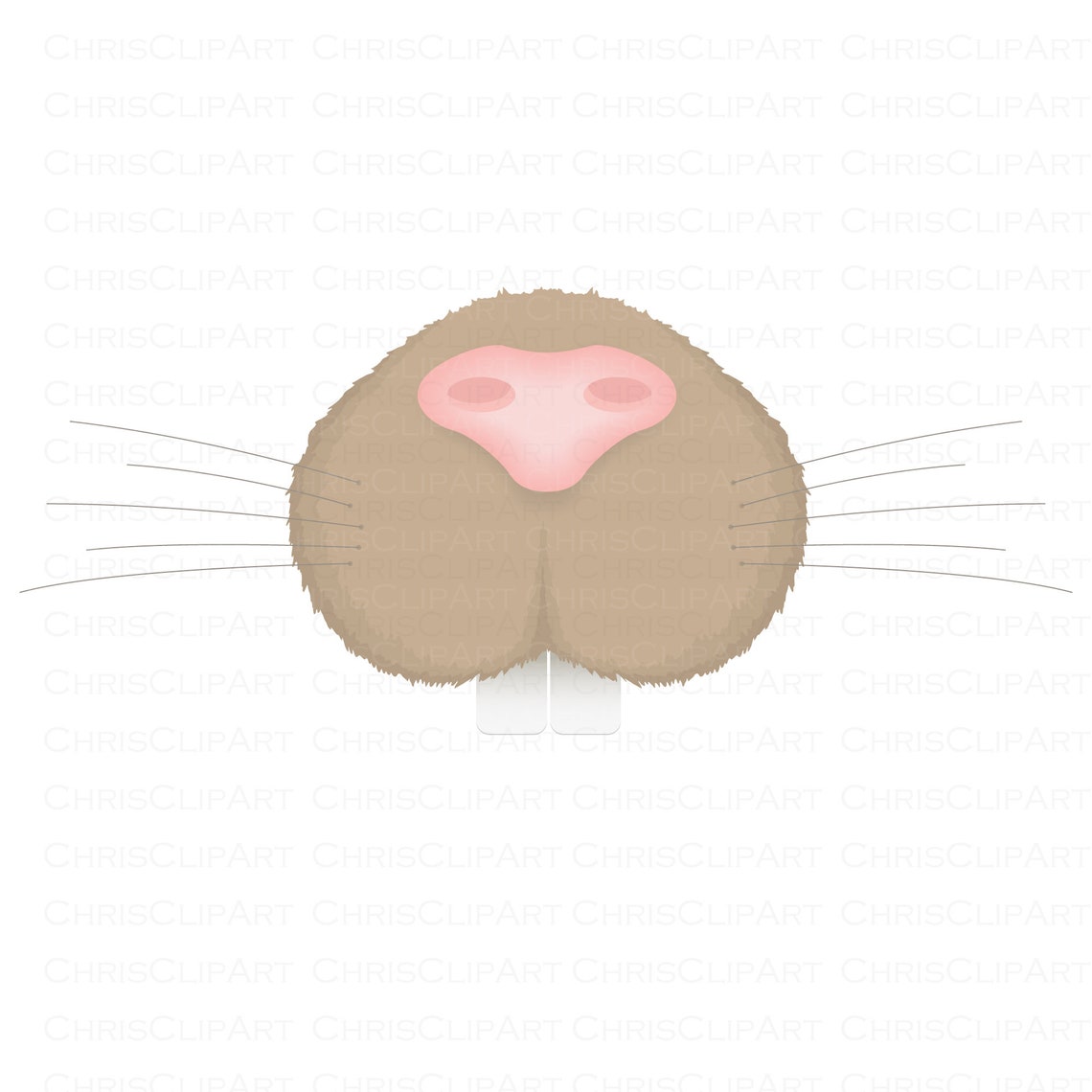 BUNNY NOSE SVG Clipart Jpg Png Svg Bunny Nose Printable - Etsy