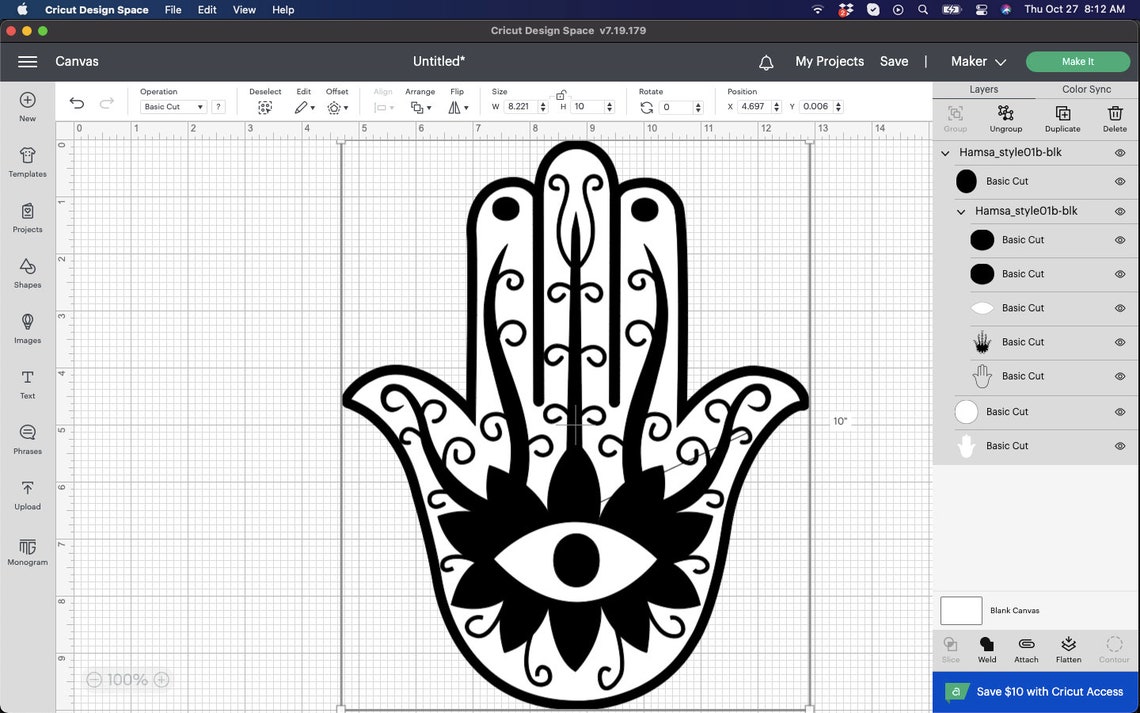 HAMSA SVG Hamsa Png Hamsa Clipart Hamsa Cricut Hamsa - Etsy