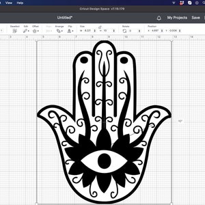 HAMSA SVG Hamsa Png Hamsa Clipart Hamsa Cricut Hamsa - Etsy