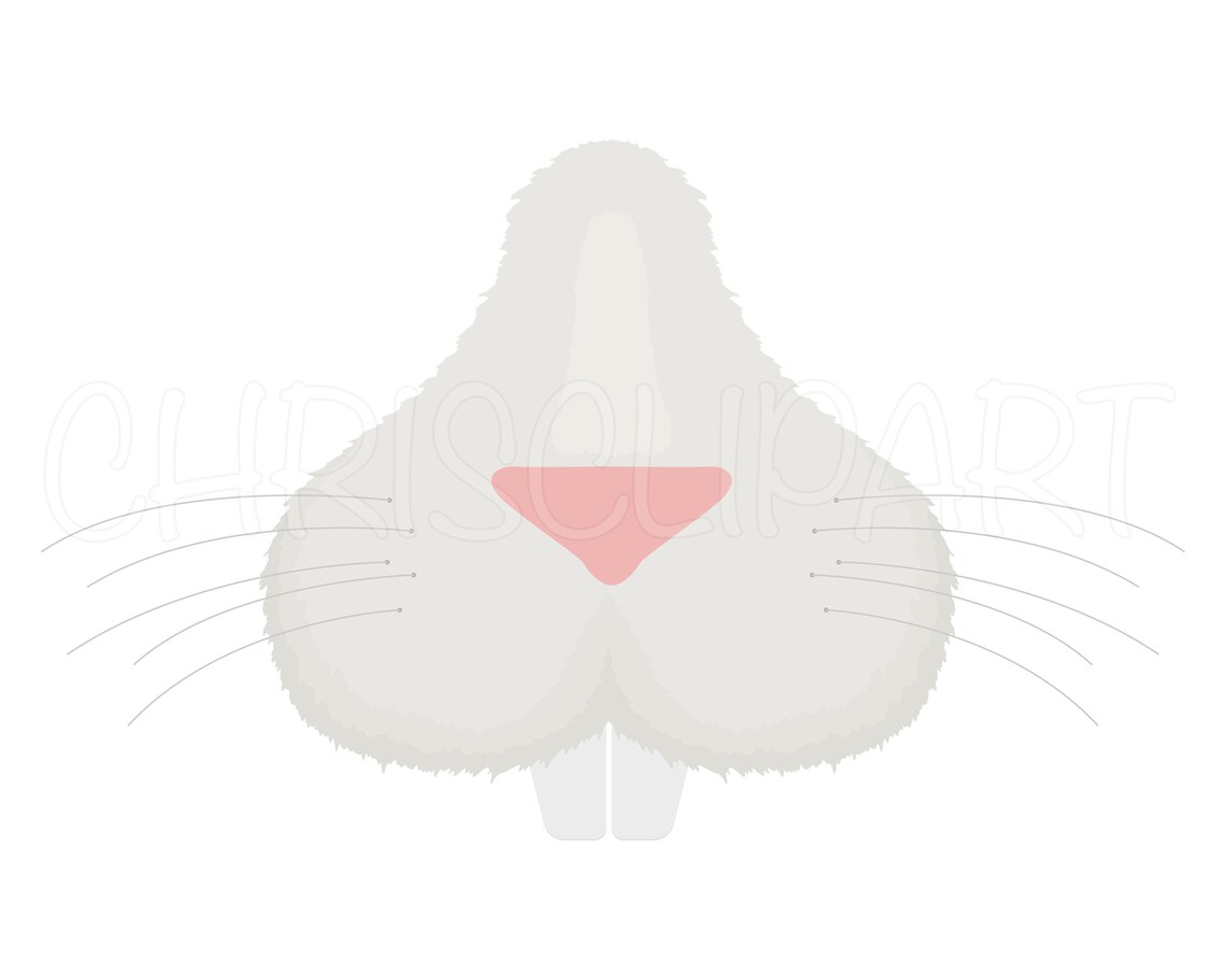 Bunny Nose Svg Bunny Nose Png Bunny Nose Clipart Rabbit - Etsy UK