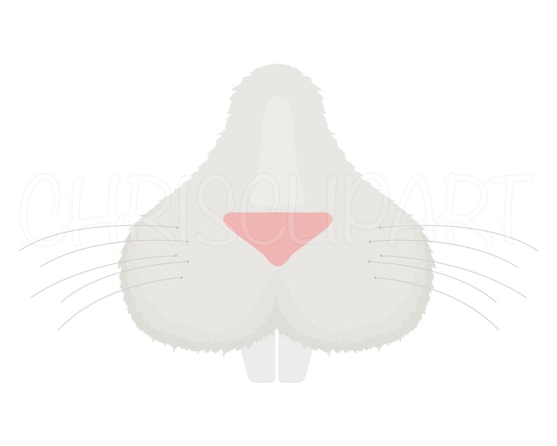 Bunny Nose Svg Bunny Nose Png Bunny Nose Clipart Rabbit - Etsy UK