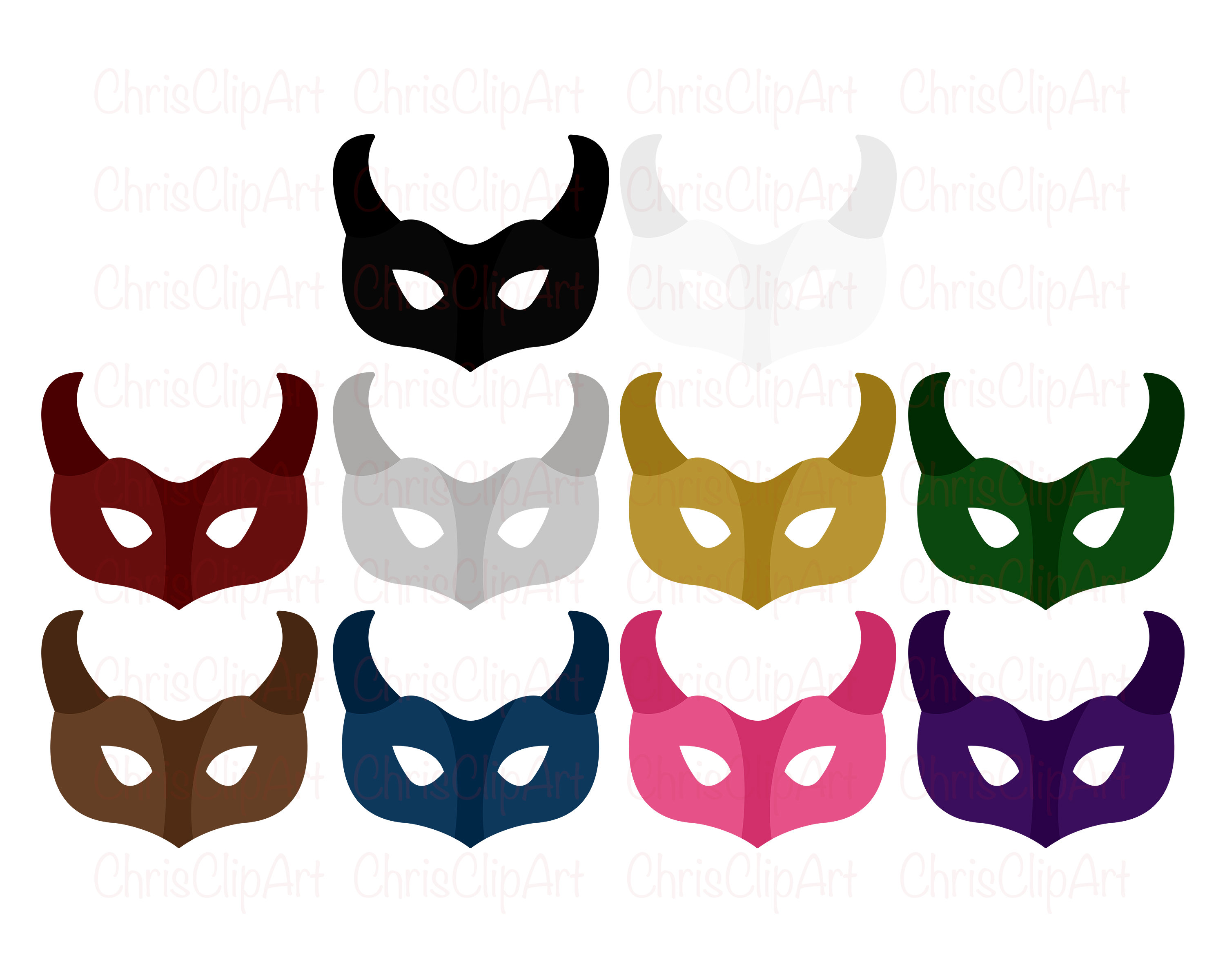 Clipart Halloween Mask