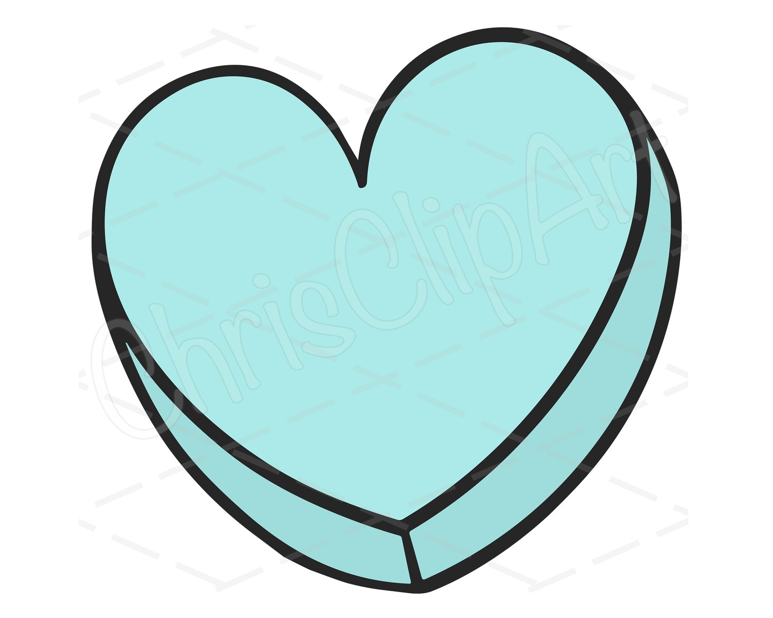 Conversation Heart Clipart - Candy Hearts SVG PNG JPG (digital Download ...