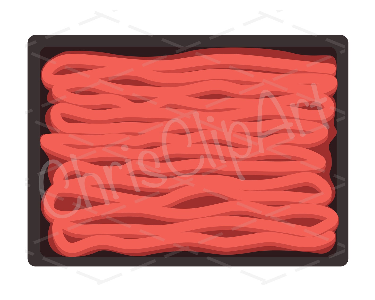 Ground Beef SVG PNG JPG - Minced Meat Graphic - Ground Meat Clipart ...