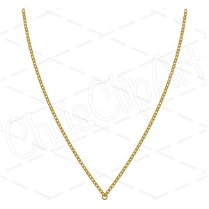 Necklace SVG PNG JPG - Gold Chain Clipart - Silver Chain Cricut ...