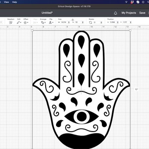 HAMSA SVG Hamsa Png Hamsa Clipart Hamsa Cricut Hamsa - Etsy