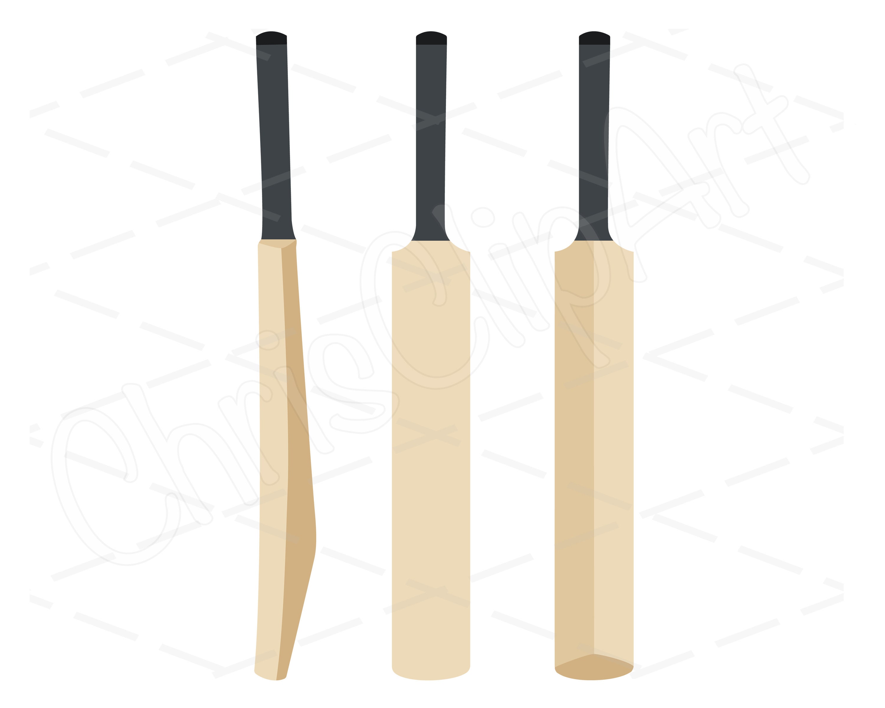 Cricket Bats Clipart