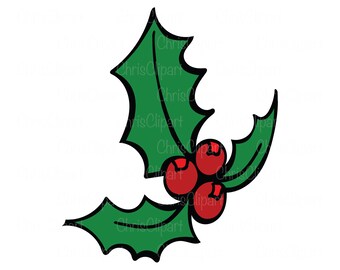 Christmas Holly - Etsy