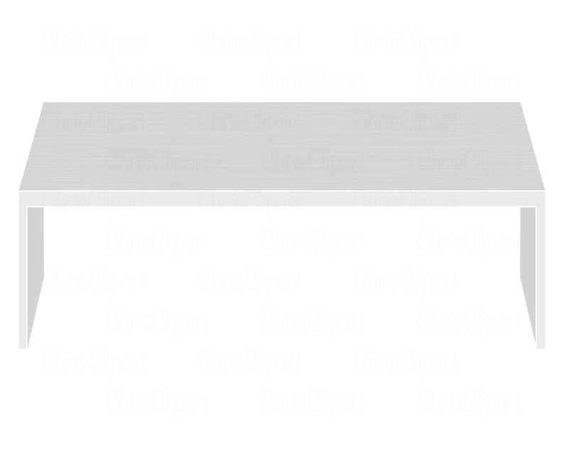 Long Table Clipart No Background