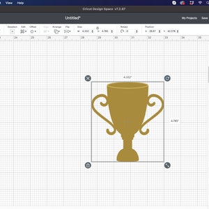 Trophy Svg Trophy Clipart Award Svg Trophy Vector Winner - Etsy