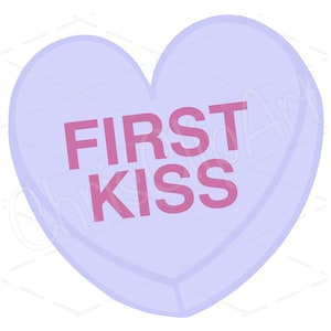 Purple Conversation Hearts SVG PNG JPG - Bundle of 15 Phrases - Candy ...