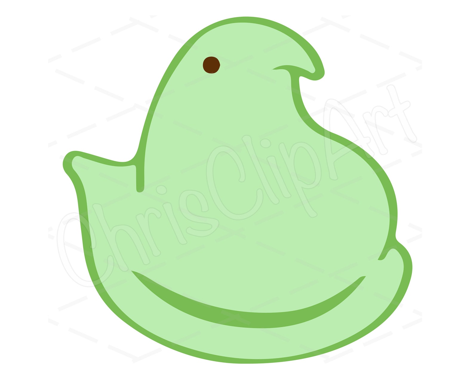 Easter Candy SVG PNG JPG - Green Marshmallow Chick Duck Sublimation ...