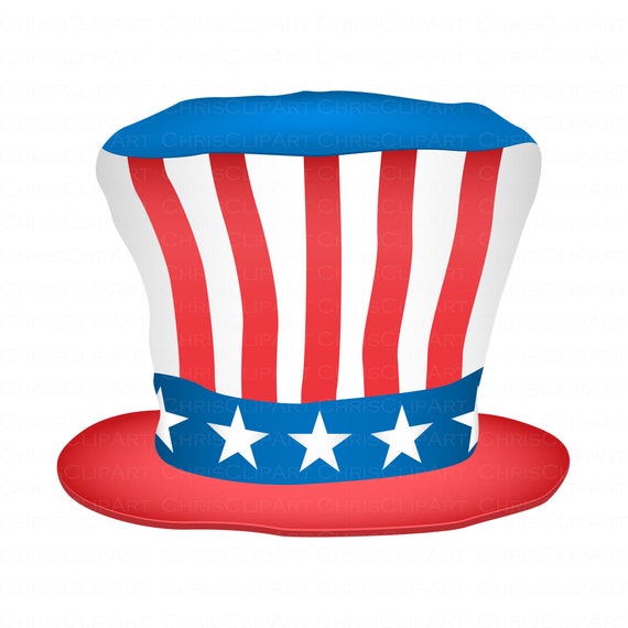 Uncle Sam Hat Clipart Outline