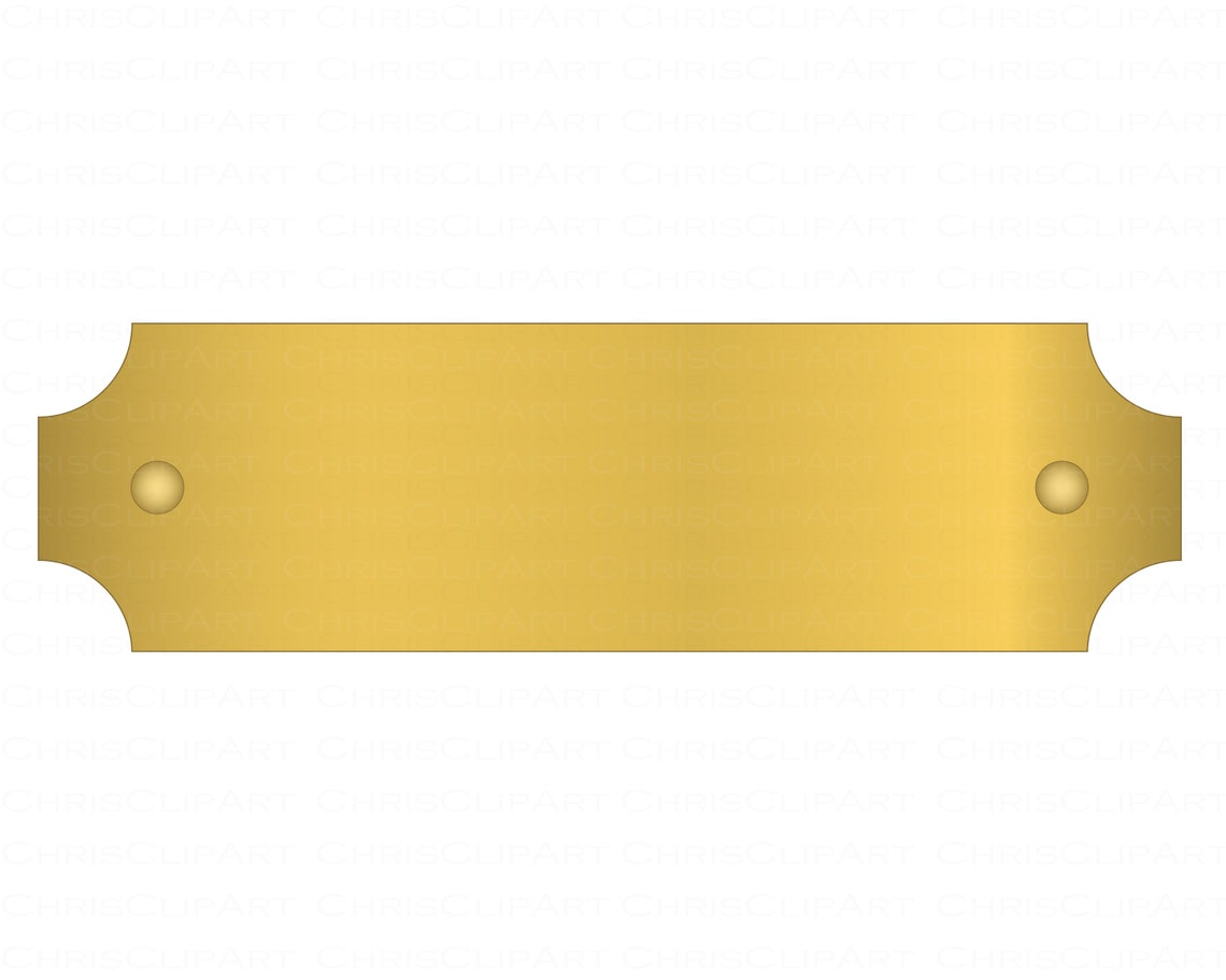 GOLD NAMEPLATE SVG Clipart Name Plate Png Gold Sign Door | Etsy