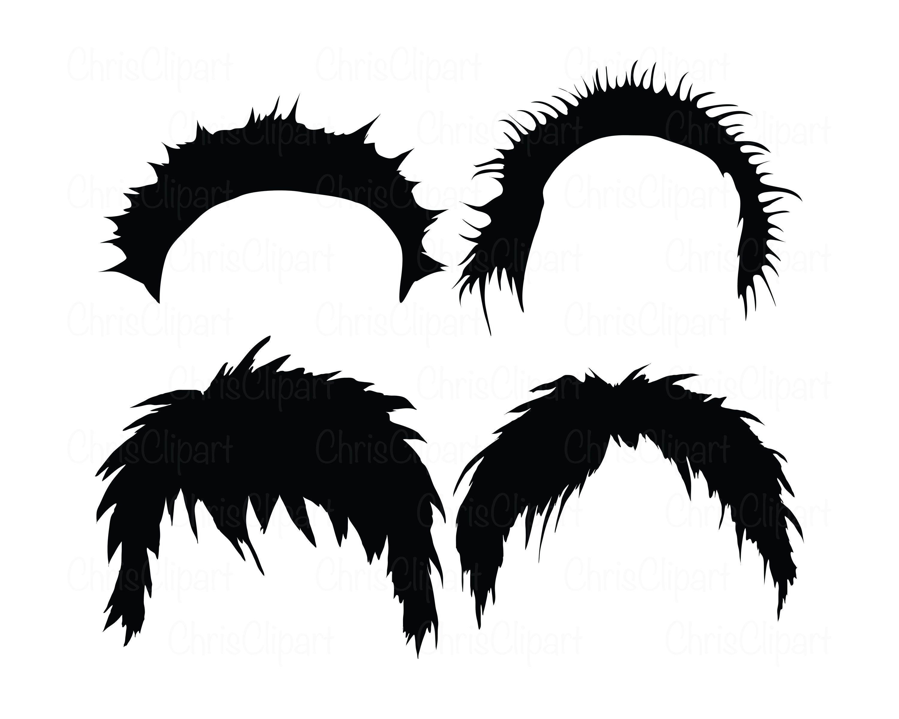 HAIR SVG Hair clipart hair svg files hairstyles svg hair - Etsy España