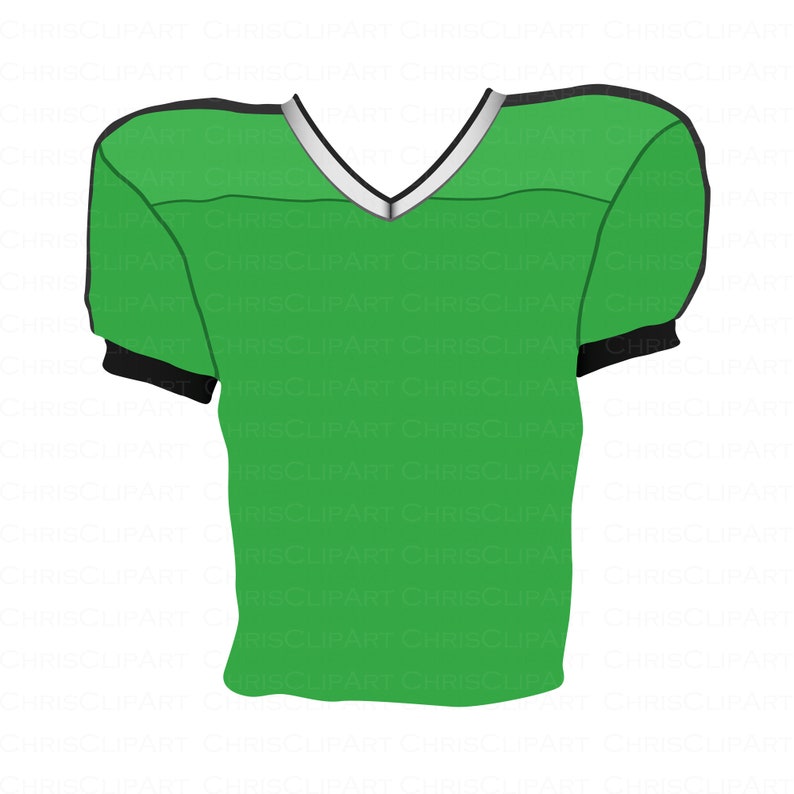 FOOTBALL JERSEY BUNDLE Clipart Football Jerseys Png Svg Jpg - Etsy