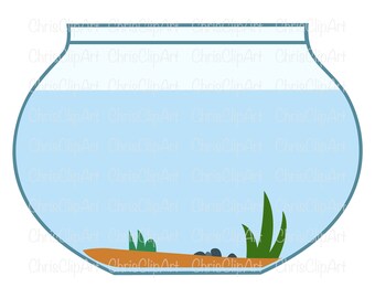Fish Bowl Graphic - Etsy