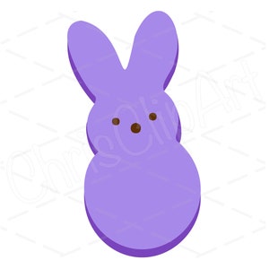 Candy Bunny SVG PNG JPG - Bundle of 7 Colors - Easter Bunny Cricut ...