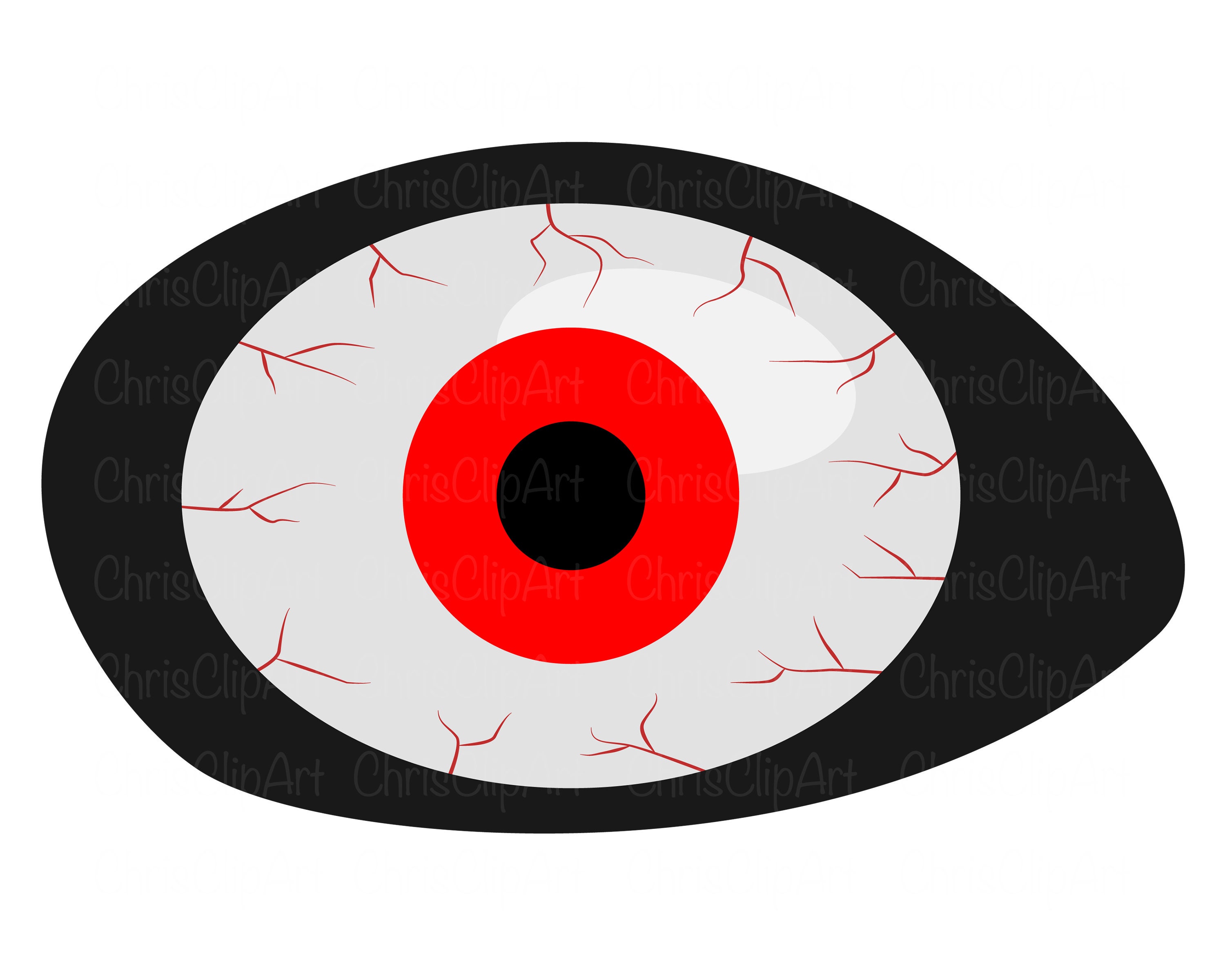 Bloodshot Eyeball Clipart