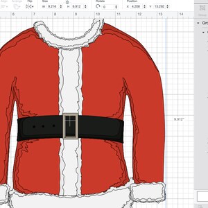 Santa Jacket SVG PNG JPG - Santa Coat Clipart - Christmas Clipart ...