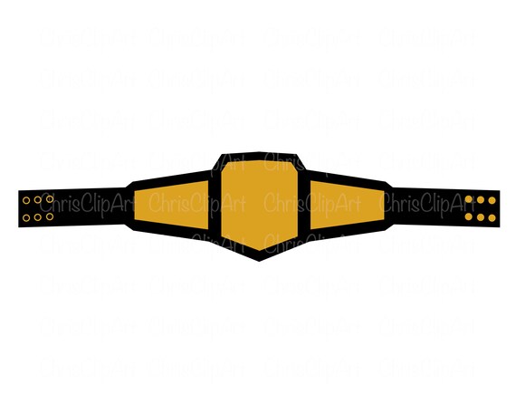 WRESTLING BELT SVG Wrestling Belt Clipart Wrestling Clipart - Etsy