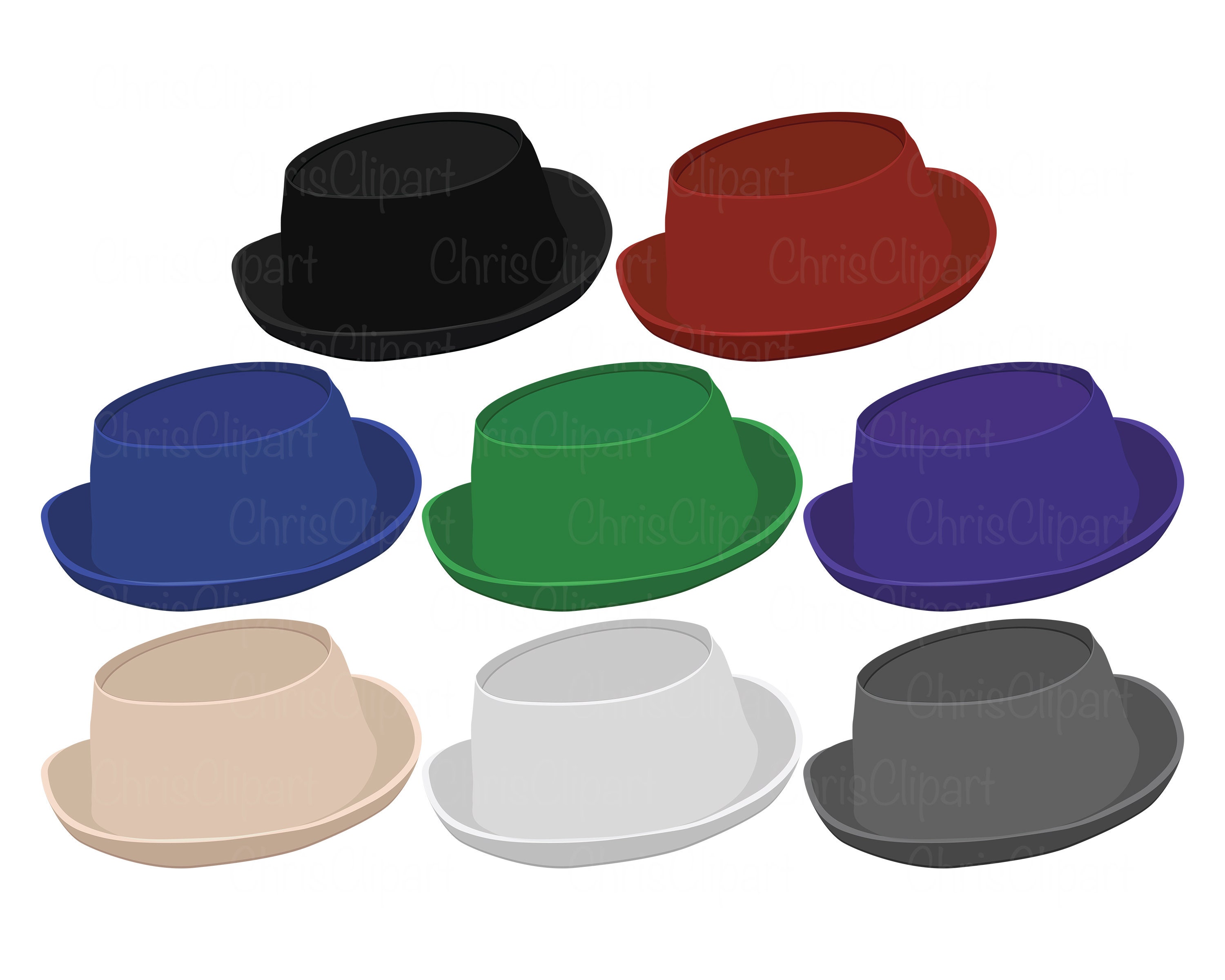 Hi Res Clip Art Fedora