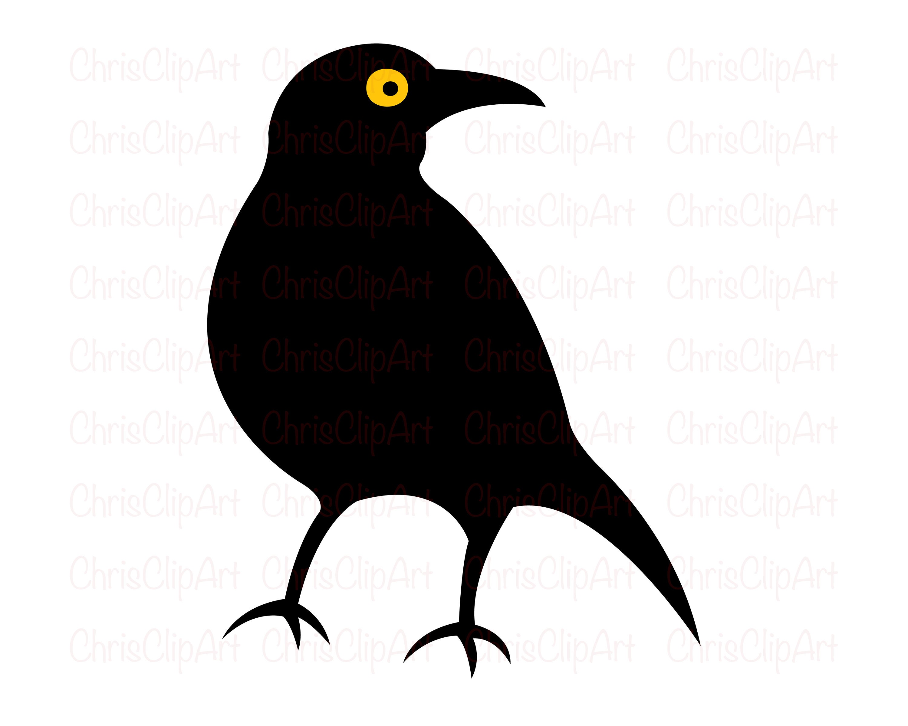 CROW SVG Crow Png Clipart Crow Cricut Crow Crow Graphic - Etsy Canada