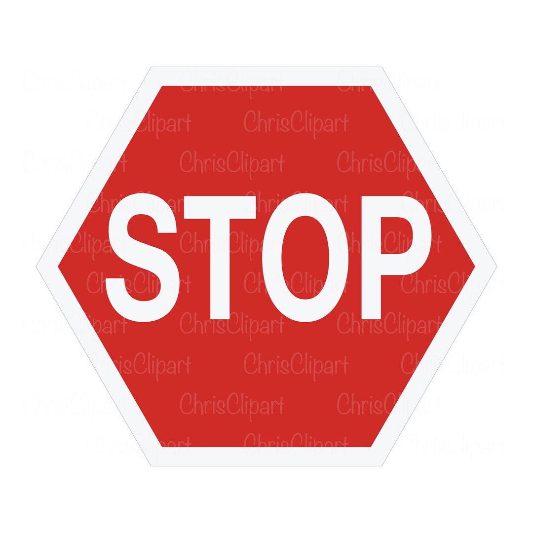 STOP SIGN CLIPART Stop Sign Svg Printable Stop Sign Stop - Etsy