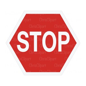 STOP SIGN CLIPART Stop Sign Svg Printable Stop Sign Stop - Etsy
