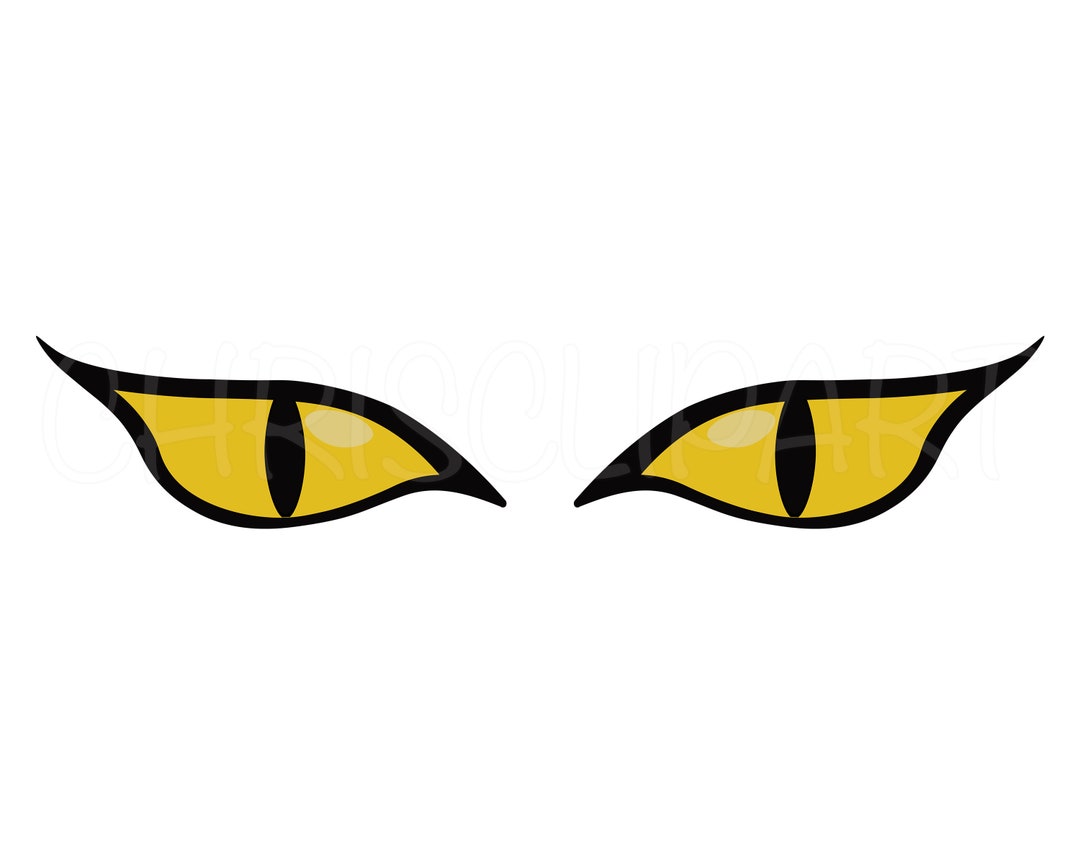Eye Svg, Clipart Eyes, Yellow Eyes Svg, Cat Eyes Svg, Monster Eyes Svg ...