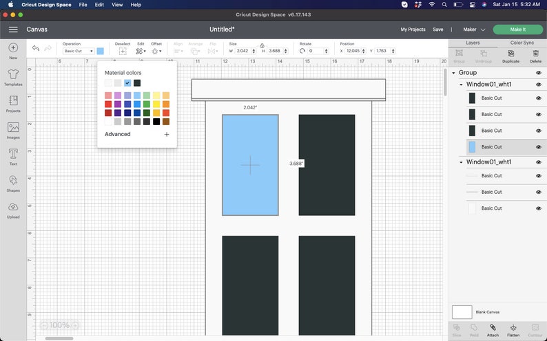 WINDOW SVG Window Svg File Window Png Window Clipart | Etsy