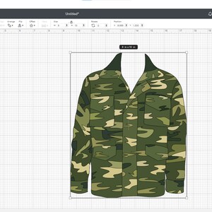 Army Uniform Clipart Bundle | Army Fatigues Clipart | Army SVG | Army ...
