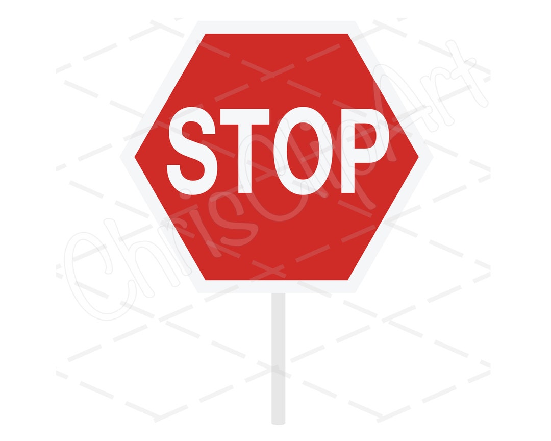 Stop Sign SVG PNG JPG Stop Sign Clipart Stop Sign - Etsy Hong Kong