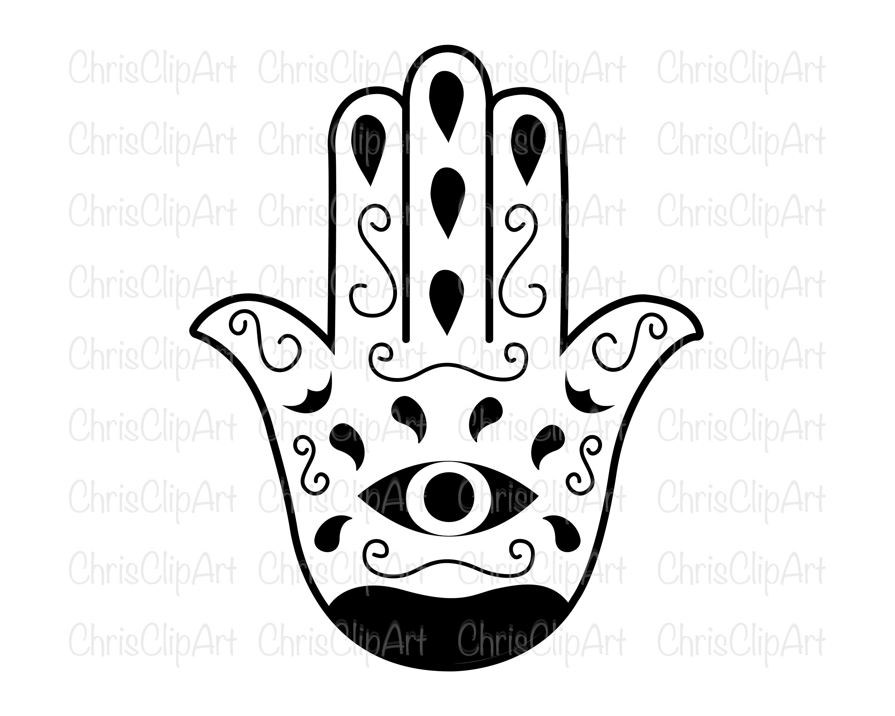 Hamsa Hand Clipart For Kids