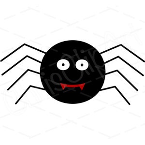 Spider SVG PNG JPG Spider Clipart Spider Cricut - Etsy