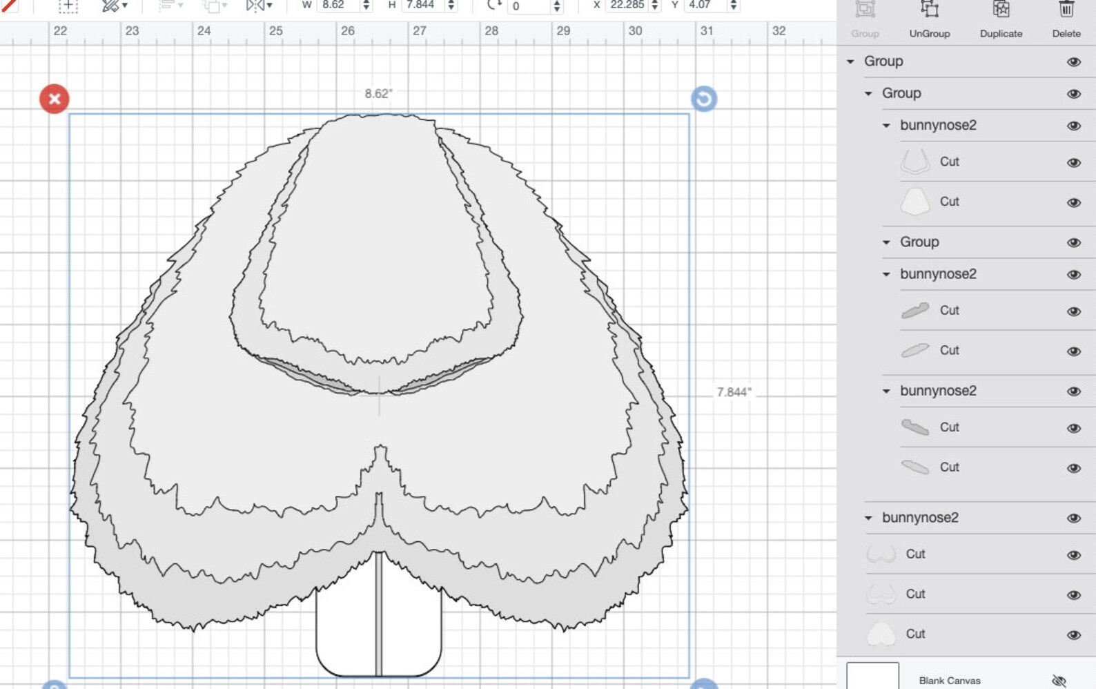 BUNNY NOSE SVG Clipart Bunny Nose Rabbit Nose Png Bunny - Etsy Canada