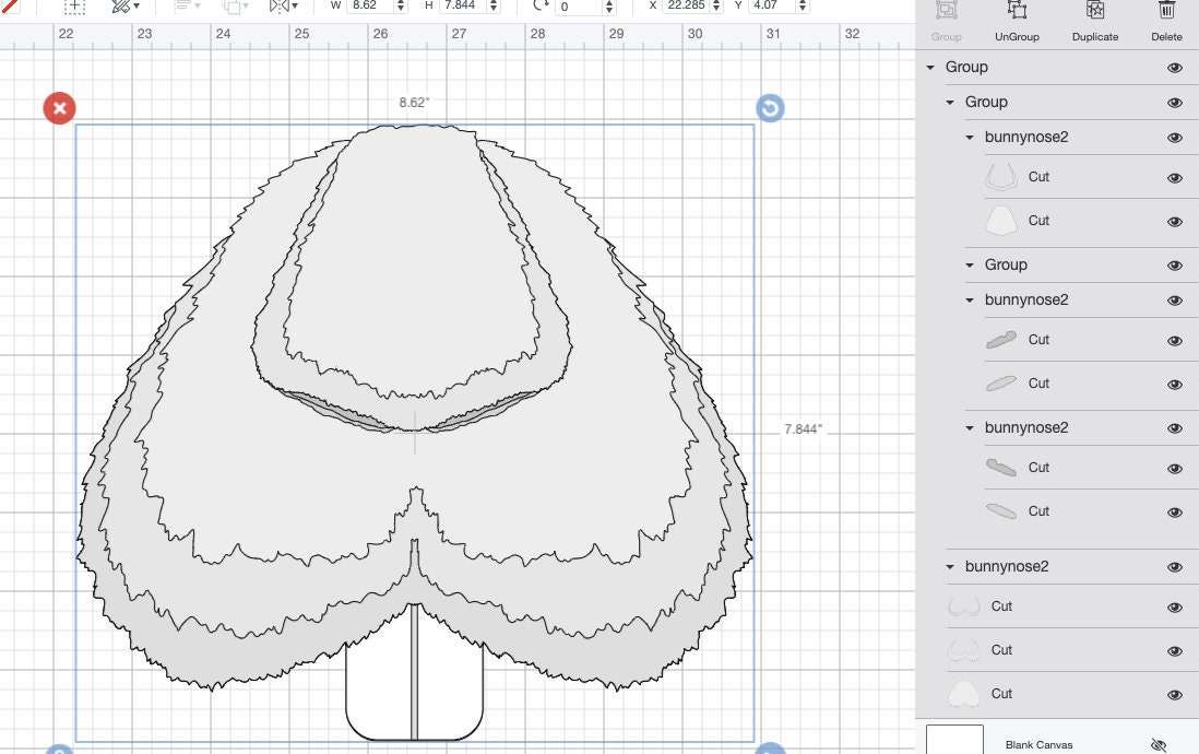 BUNNY NOSE SVG Clipart Bunny Nose Rabbit Nose Png Bunny - Etsy Canada