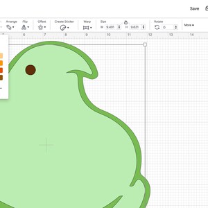 Easter Candy SVG PNG JPG - Green Marshmallow Chick Duck Sublimation ...