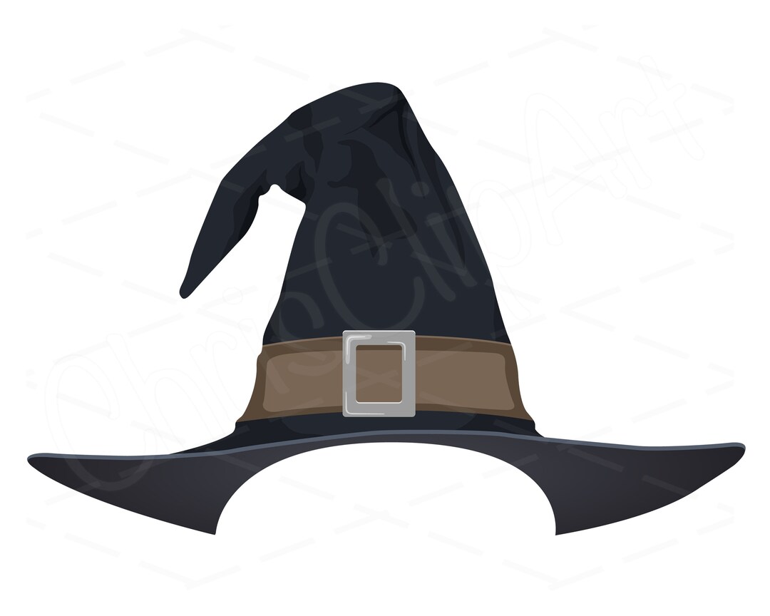 Witch Hat Svg Png Witch Hat Clipart Halloween Clipart Etsy
