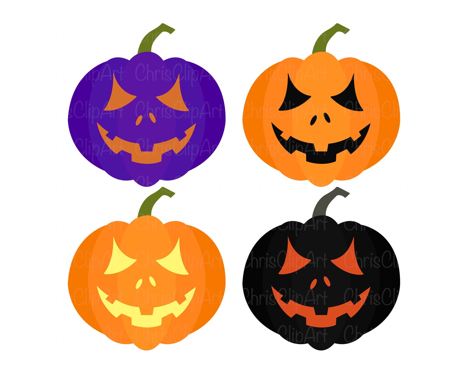 Jack O'lantern Svg Pumpkin Svg Clipart Pumpkin Cricut - Etsy
