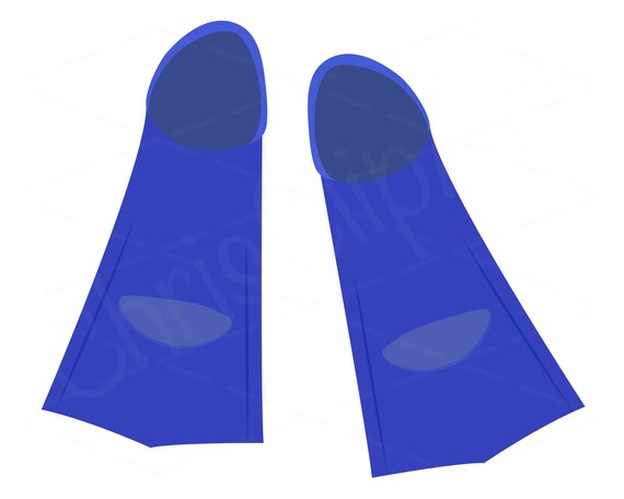 Scuba Flippers Clipart
