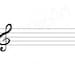 Treble Clef & Music Staff Clipart – SVG, PNG, JPG (digital Download) - Etsy